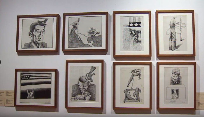 La exposición de Helio Flores, el caricaturista crítico abre sus ...