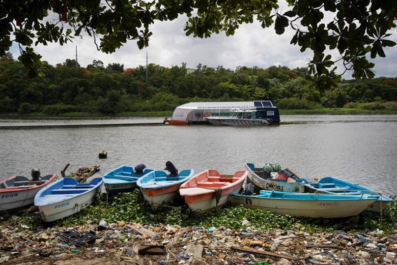 El río Ozama en República Dominicana se vislumbra liberado de plásticos